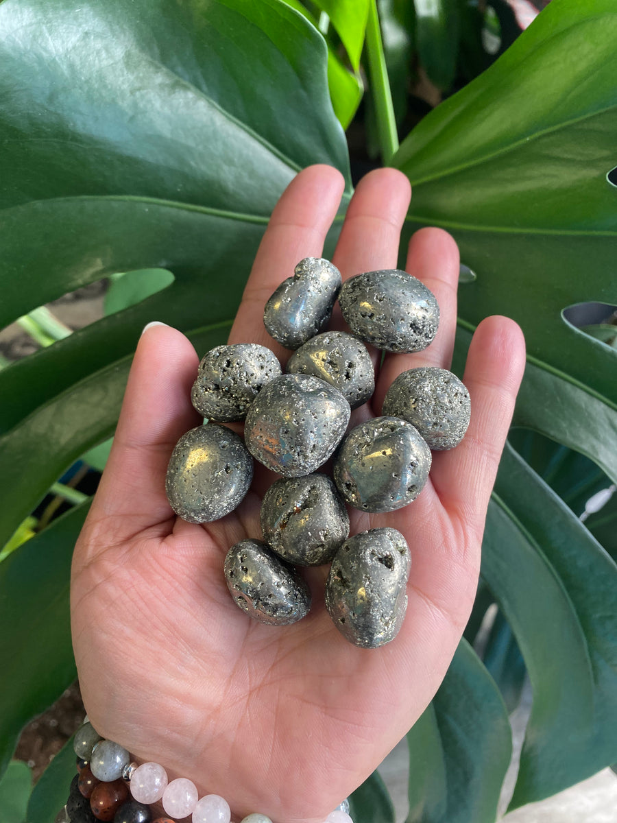Pyrite Tumbled Stone – B Magical Health & Wellness