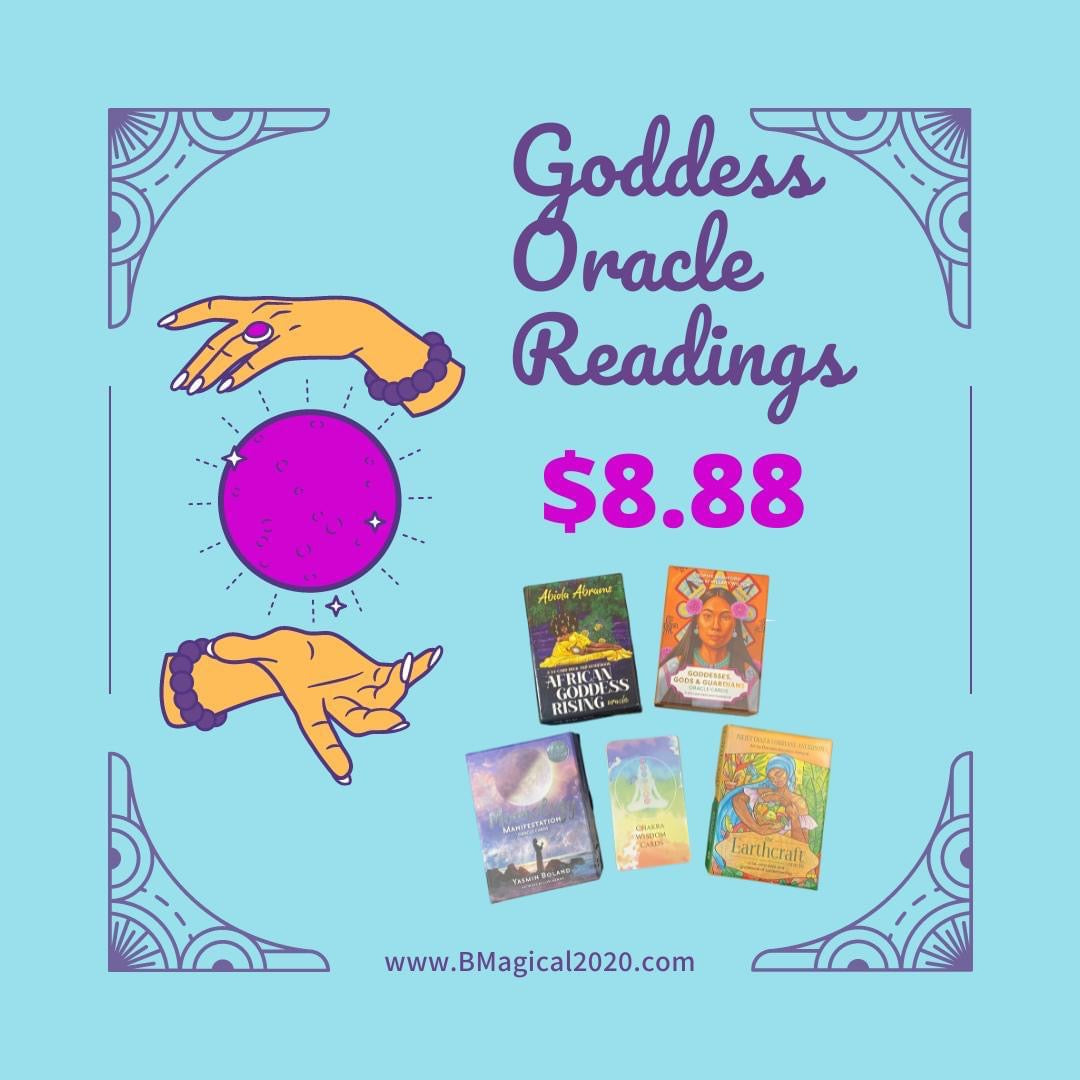 Goddess Oracle Reading – B Magical Health & Wellness